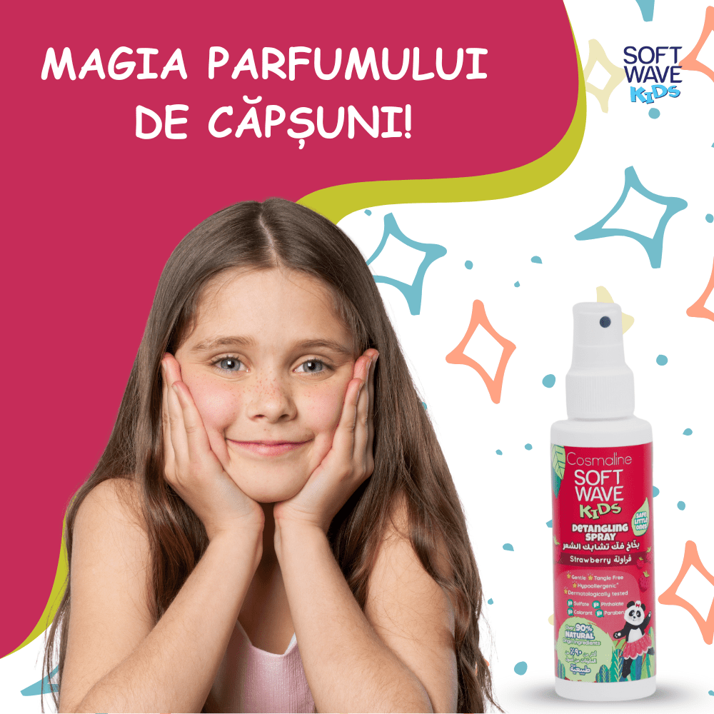 spray copii părului natural – 125 ml – Cosmaline România