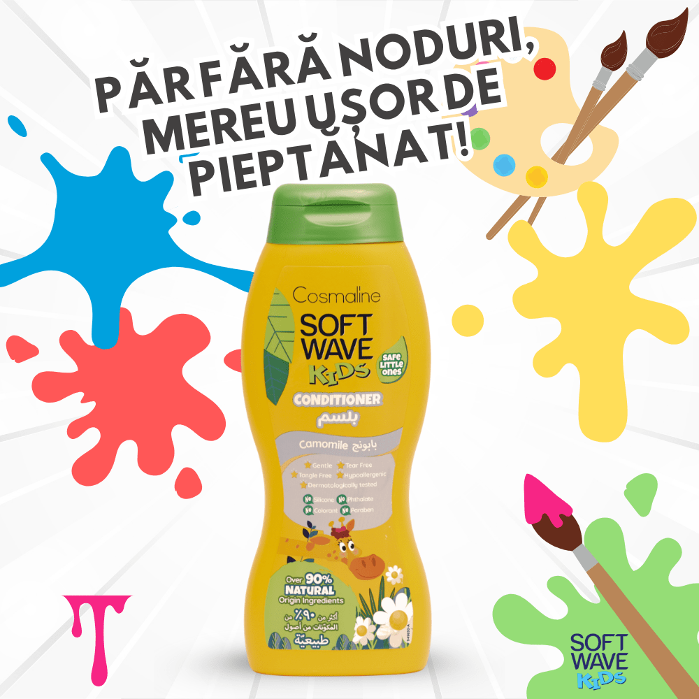 Balsam copii mușețel natural 400 ml – Cosmaline Soft Wave Kids ...